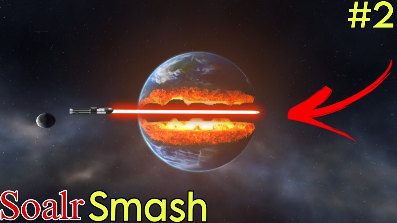 Laser vs Earth – Split in Half! 😱 Solar Smash Part 2 #gaming # ...