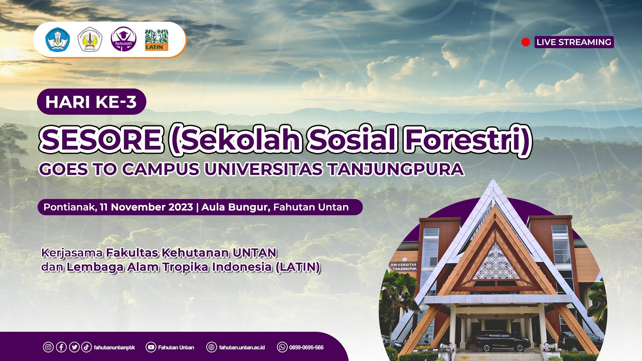 🔴LIVE | HARI 3 - SESORE (SEKOLAH SOSIAL FORESTRI) - YouTube