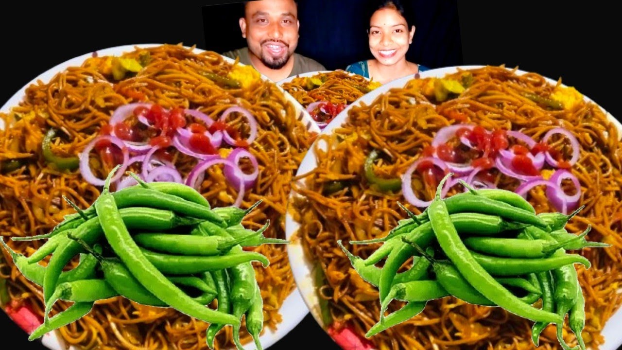 chow mein eating challenge | chowmein challenge | eating competition ...