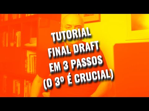 Tutorial Final Draft em 3 passos (o 3º é crucial) - YouTube