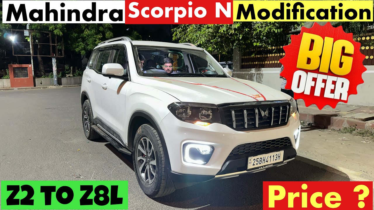 Scorpio N Modification | Mahindra Scorpio N Best Modification with ...