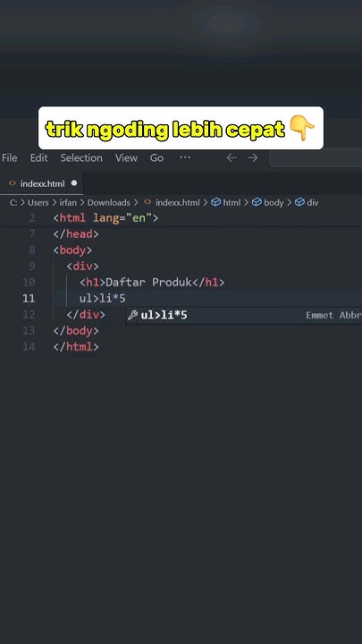 Ngoding jadi ngebut, pake shortcut🚀 #coding #webdeveloment #vscode #programmer - YouTube