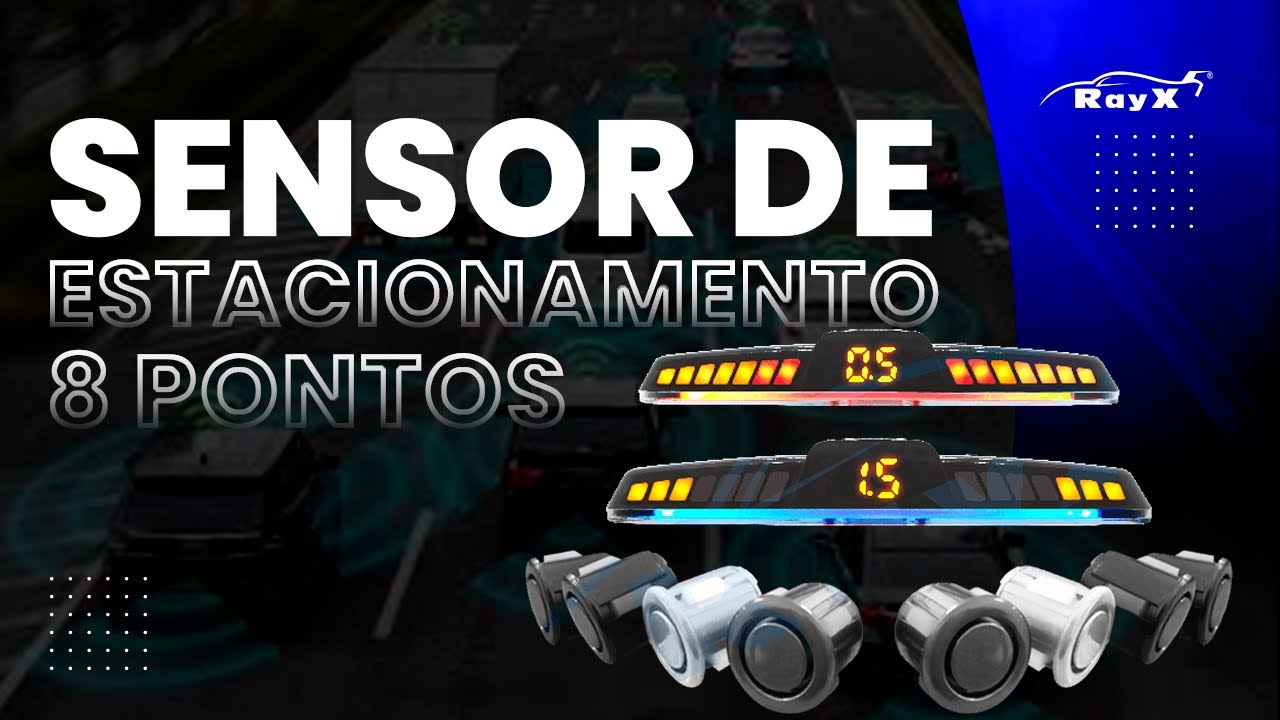 Como Instalar Sensor de Estacionamento 8 pontos - RAYX BRASIL - YouTube