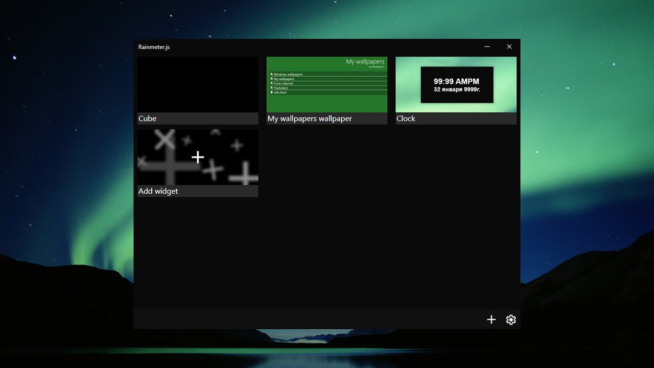 Rainmeter.js - YouTube