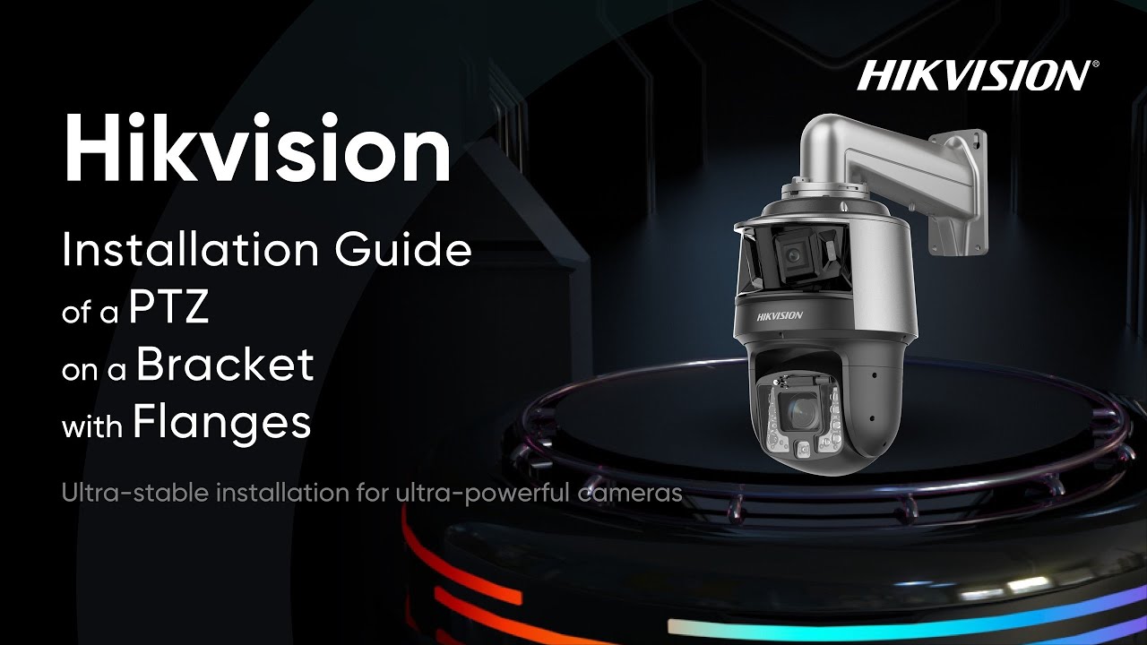 Installation Guide of a PTZ on a Bracket with Flanges - YouTube