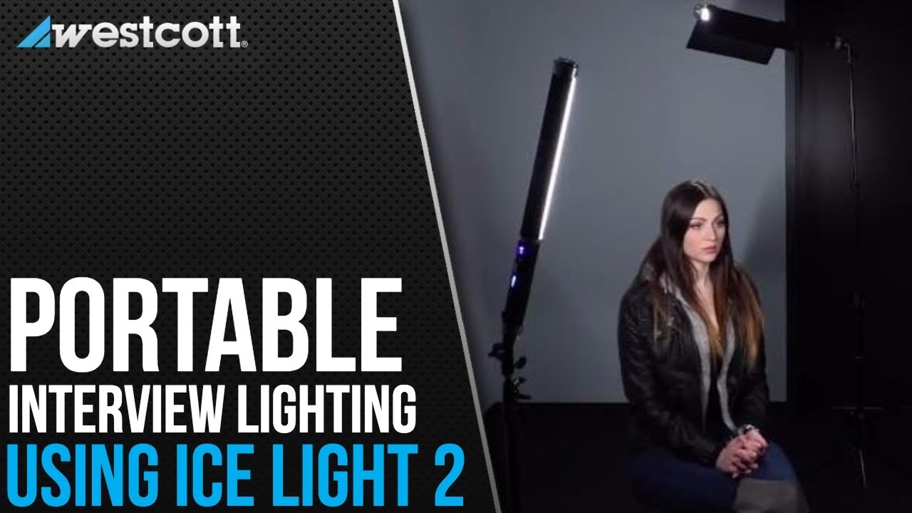 Simple 3 Point Lighting Setup for Interviews - YouTube