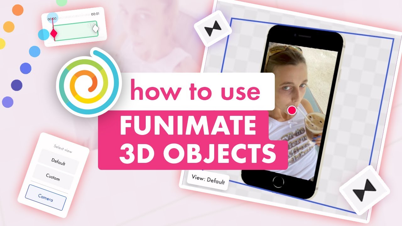 How to use Funimate 3D Objects- 3D IPhone, Laptop - YouTube