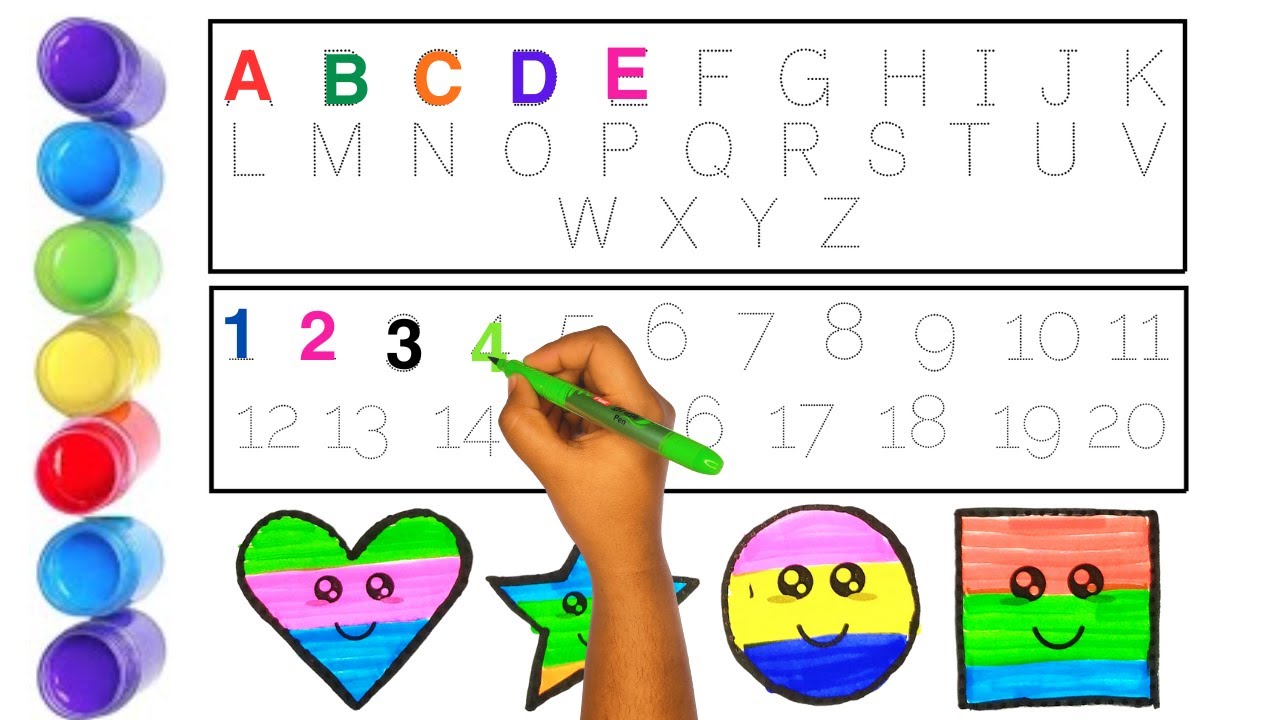 Fun Learning: Alphabet, 1234, and Shapes for Preschool Toddlers and ...