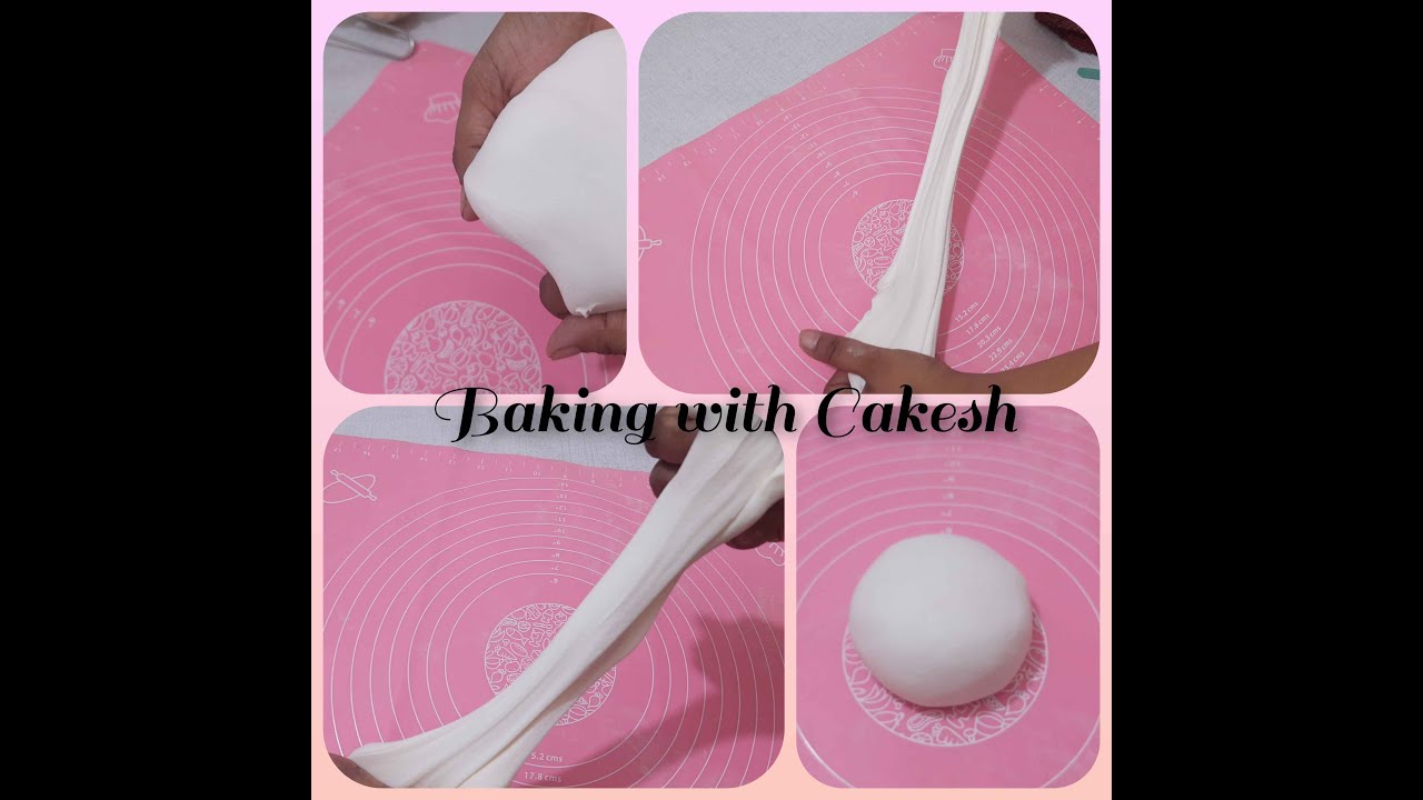 How to make fondant at home | 2 ingredients | Baking with Cakesh - YouTube