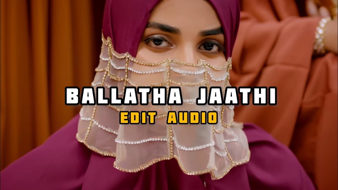 Ballatha Jaathi | Dabzze | N J | Baby Jean | Edit Audio - YouTube