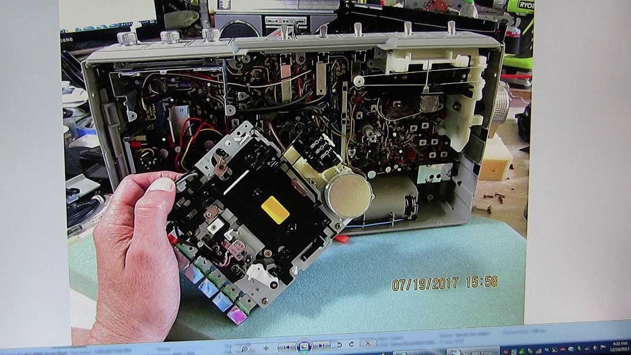 Panasonic RX-5090 inside pictures service & sold - YouTube