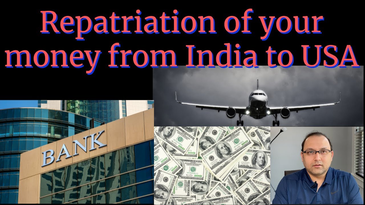 Repatriation of your own money from India to USA - YouTube