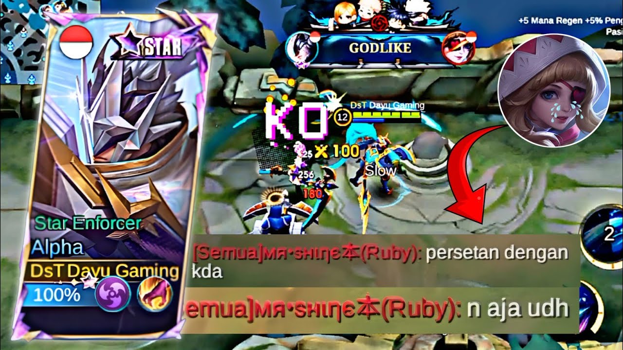 Cara Bikin Ruby Emosi Sampai Frustasi Di Exp Lane Alpha Best Build 2024 Alpha Best Gameplay Mlbb ...