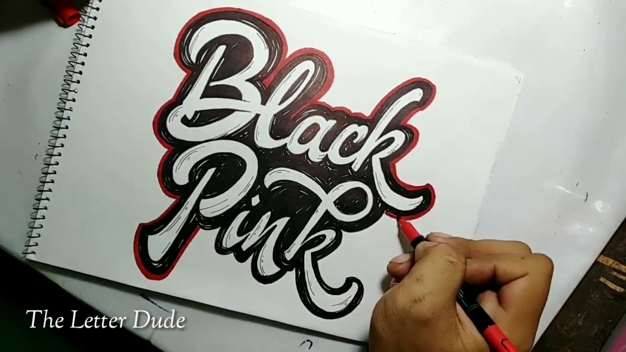 Blackpink | Lettering Design - YouTube