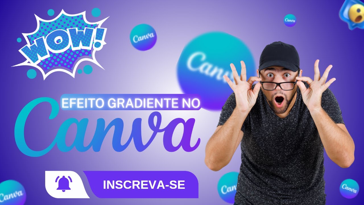 Criando Efeito Gradiente no Canva - YouTube