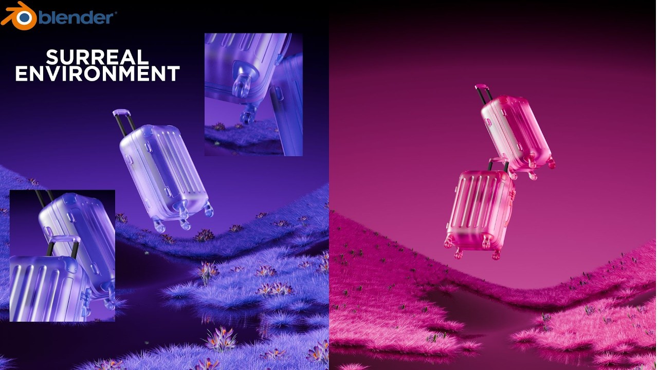 Create a SURREAL Environment in Blender 3D FAST - YouTube