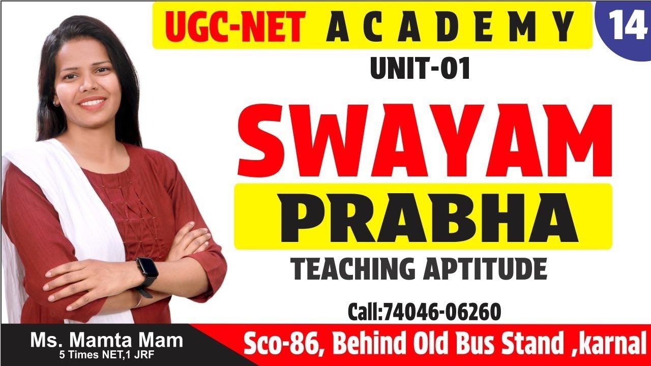 UNIT-01 || SWAYAM PRABHA || TEACHING APTITUDE || - YouTube