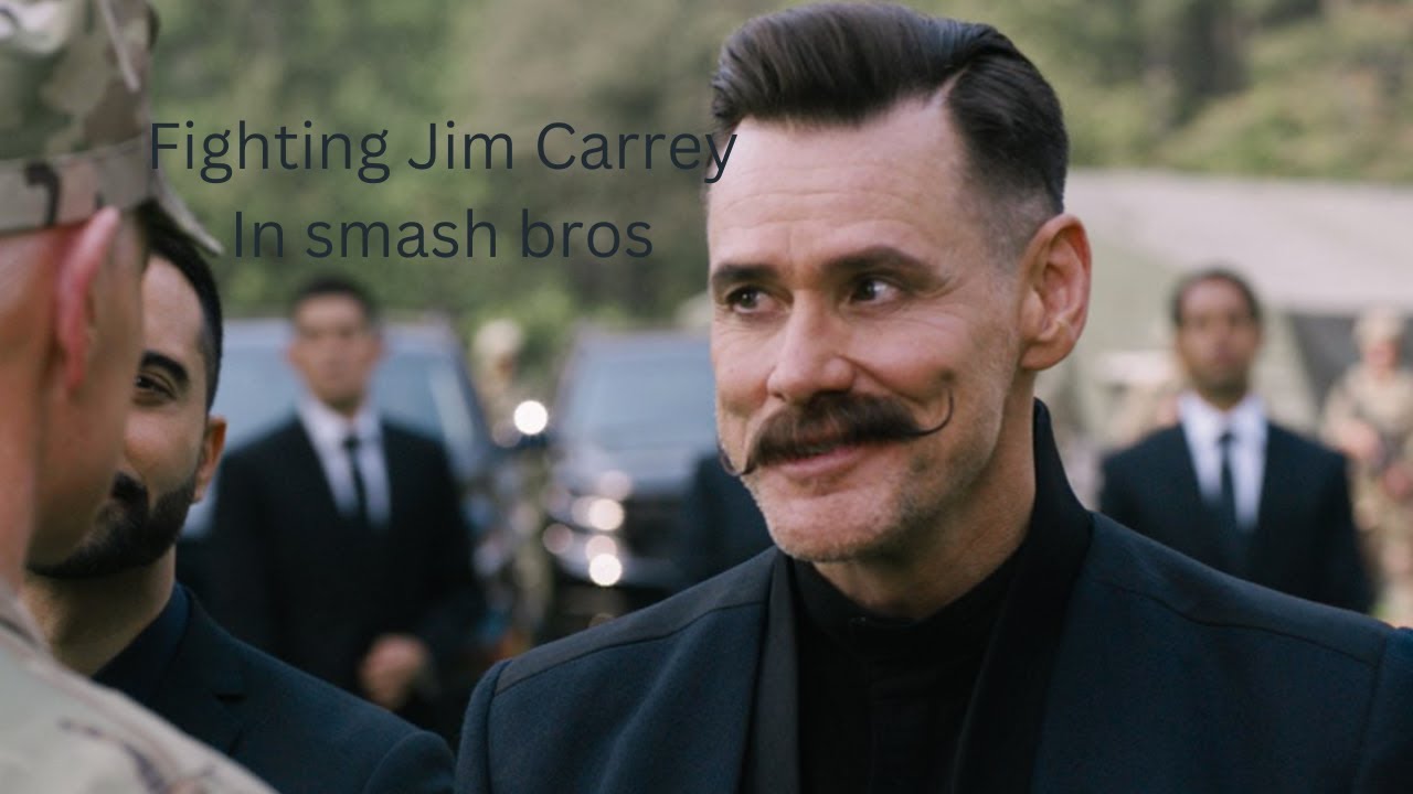 Fighting Jim Carrey in smash bros - YouTube