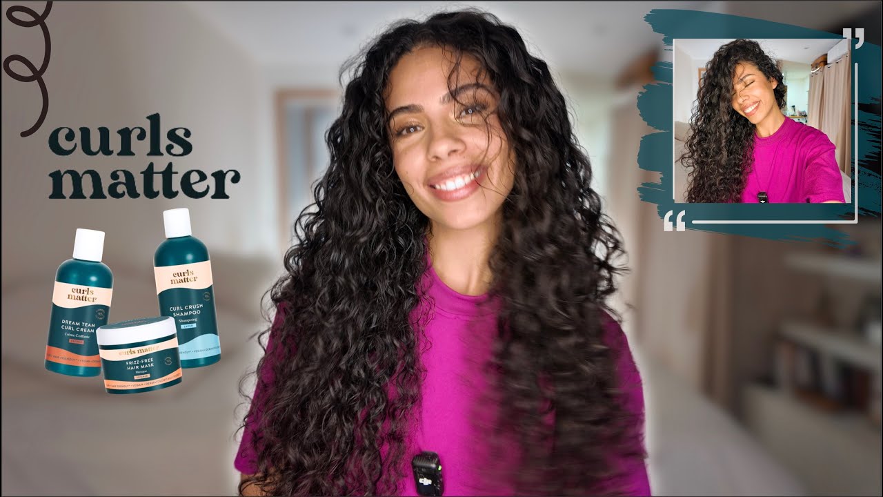 TEST D'UNE NOUVELLE GAMME CHEVEUX BOUCLÉS Curls Matter - YouTube