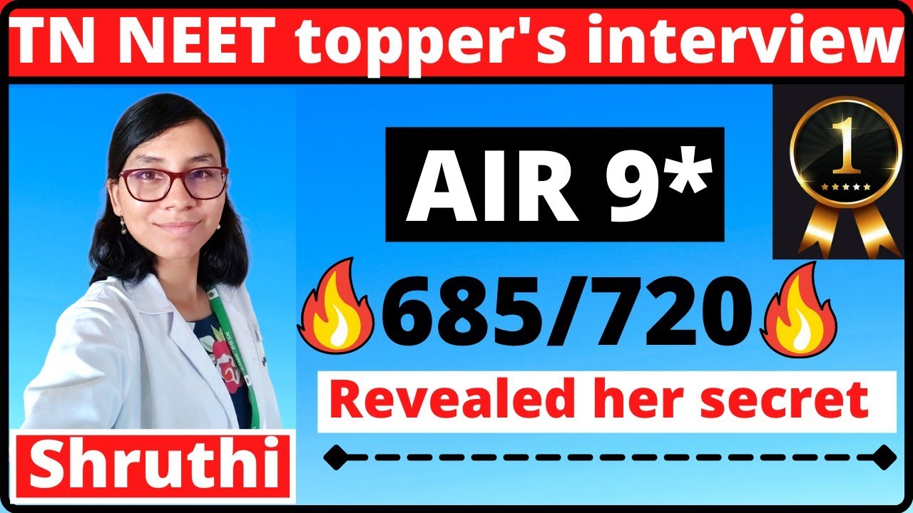 Interview with Tamilnadu NEET Topper of 2019 | Achieve in NEET | Tamil ...