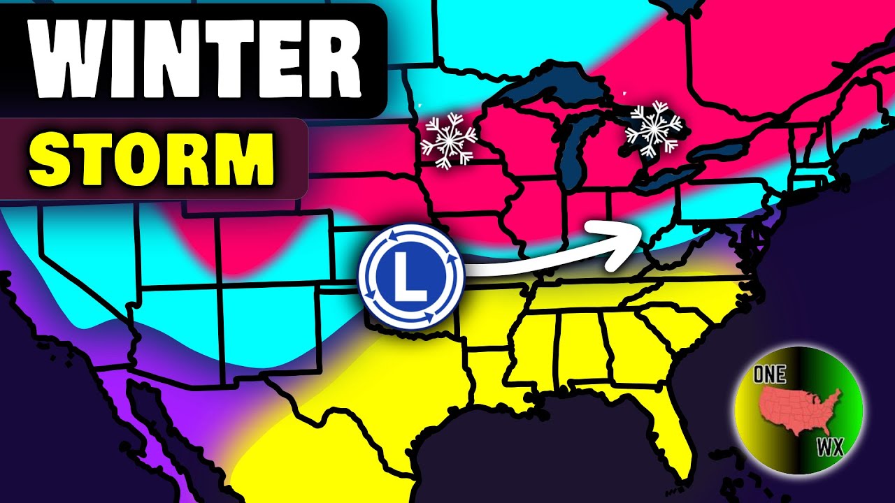 This WINTER Storm Will Bring Heavy SNOW - New Timeline + Tracking COLD ...
