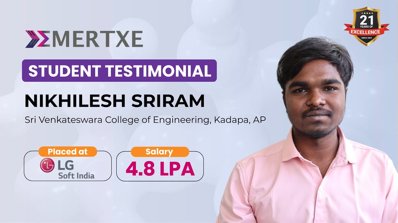 How Top Embedded Training Helped Nikhilesh Land a Job at LG Soft ...