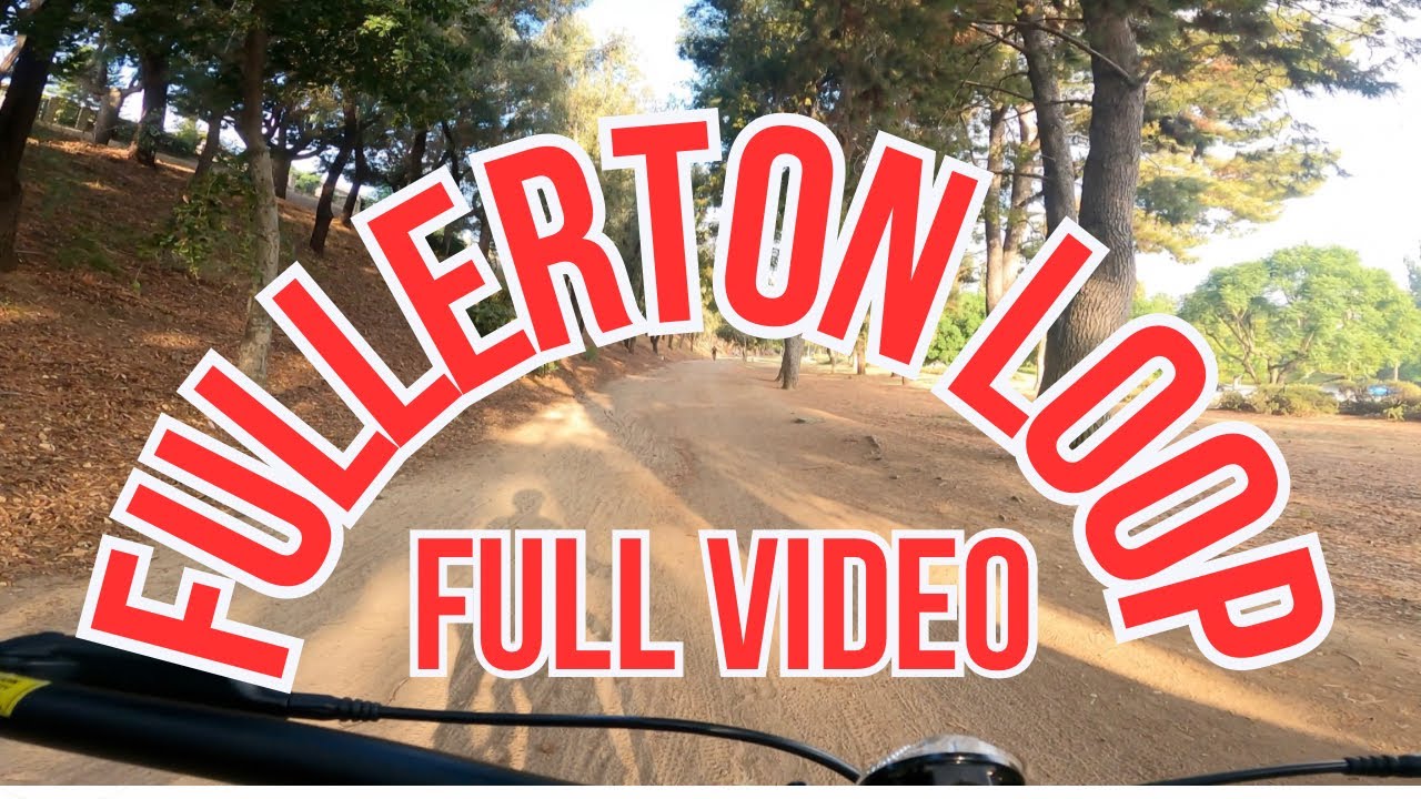 Riding the 11 Miles Fullerton Loop Bike Trail! Full Route Video - YouTube