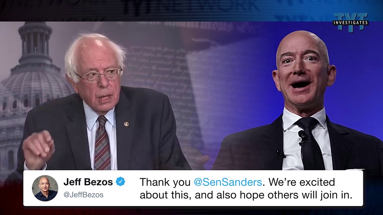 How Amazon Caved to Bernie Sanders...and Thanked Him for It - YouTube