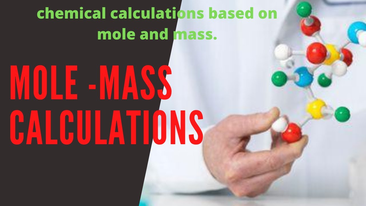 Mole-Mass Calculations || mole calculations || numericals of moles ...