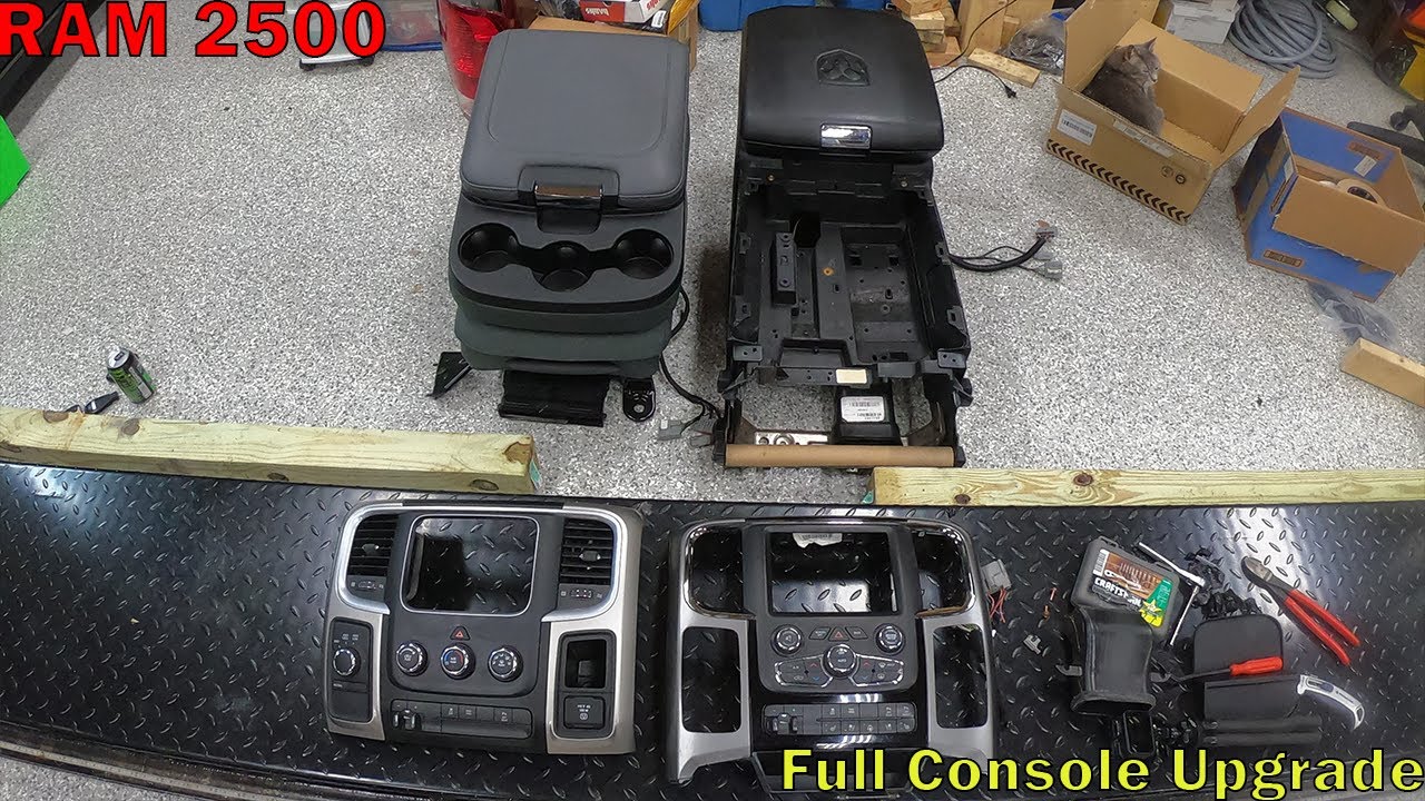 2013-2018 Ram 1500 (2500) 3500 Upgrade From Jump Seat To Full Console ...