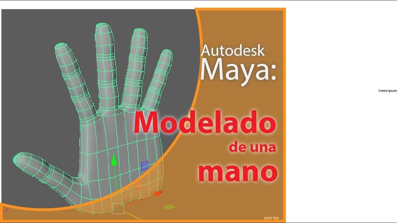 Autodesk Maya: Modelando una mano (Timelapse) - YouTube
