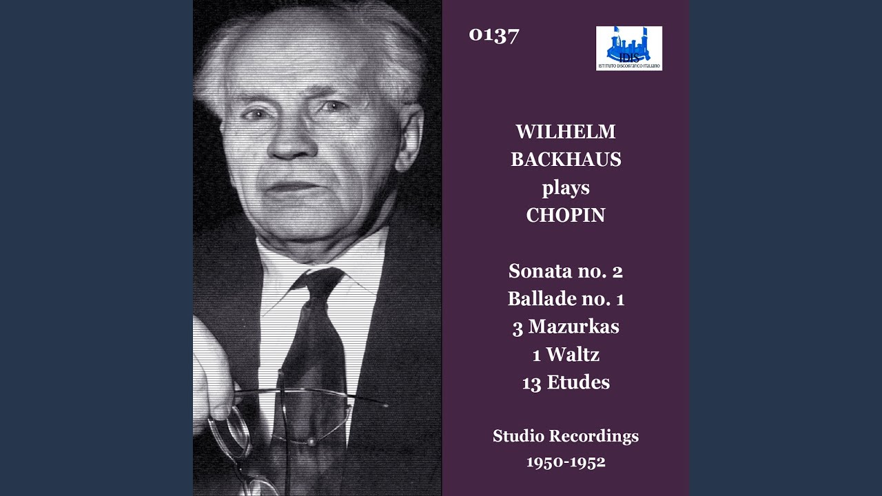 Études, Op. 25: No. 7 in C-Sharp Minor, B. 98 "Cello" - YouTube