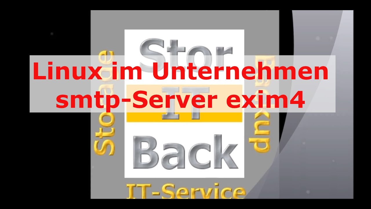 Linux im Unternehmen - Mailserver exim4 Installation und Konfiguration ...