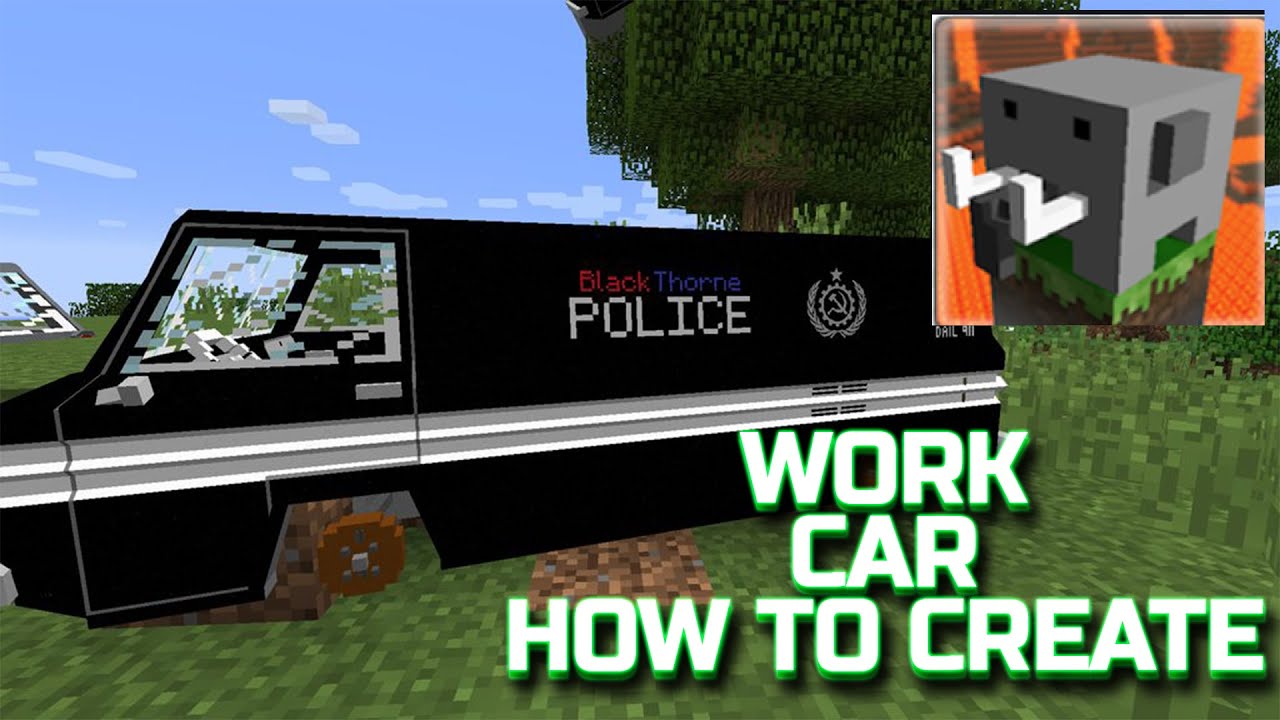 How to make a Working CAR in Craftsman: Building Craft - YouTube