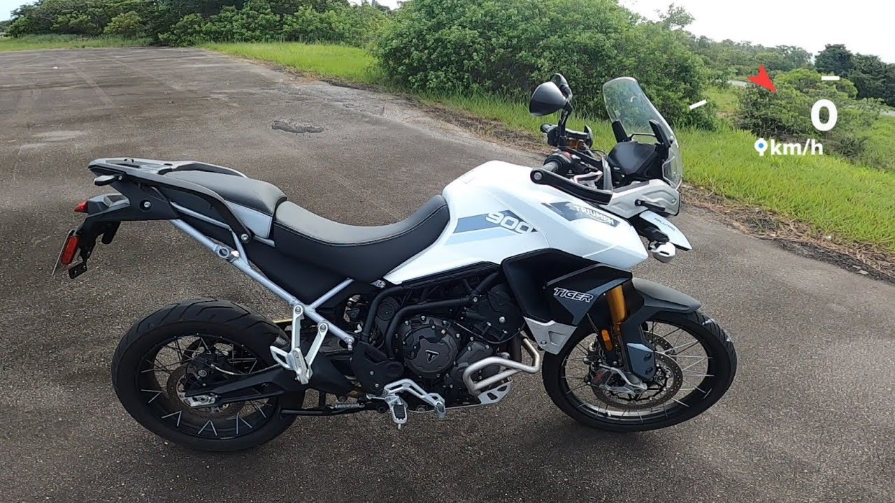 DEIXEI A TIGER 900 RALLY PRO SÓ O CANO/EXHAUST TIGER - YouTube