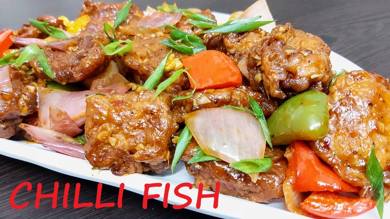 CHILLI FISH | Restaurant Style Chilli Fish | Chilli Garlic Fish | Basa ...