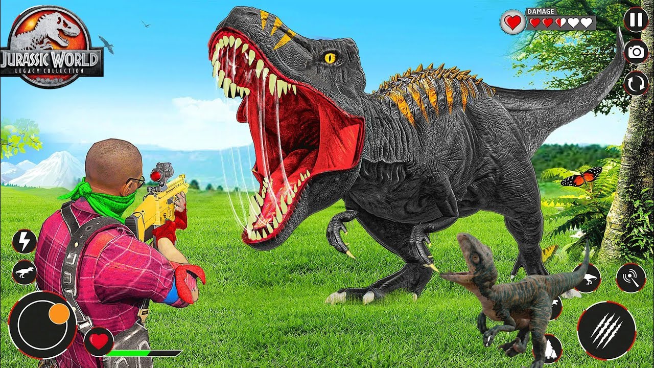 Angry Dino Dinosaur Attack Video - Jurassic World l Dinosaur Simulator ...