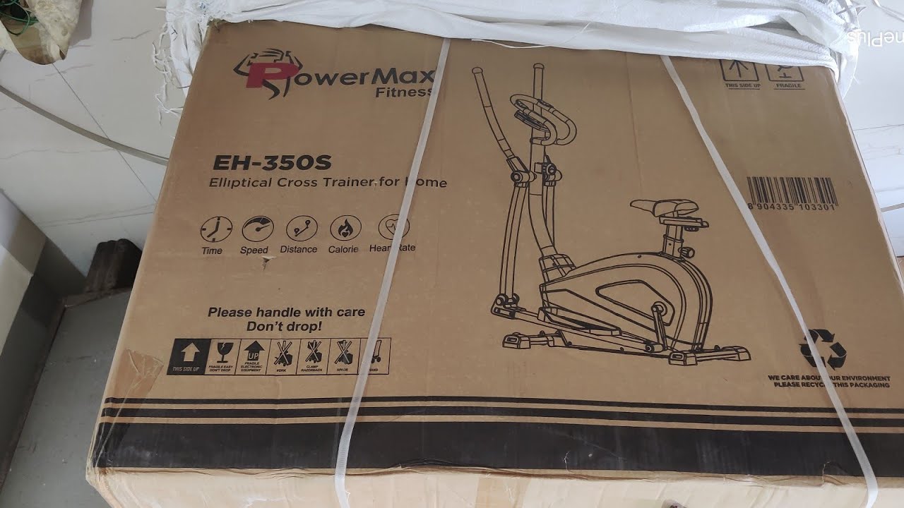 power max fitness cycle EH350S installation fitting - YouTube