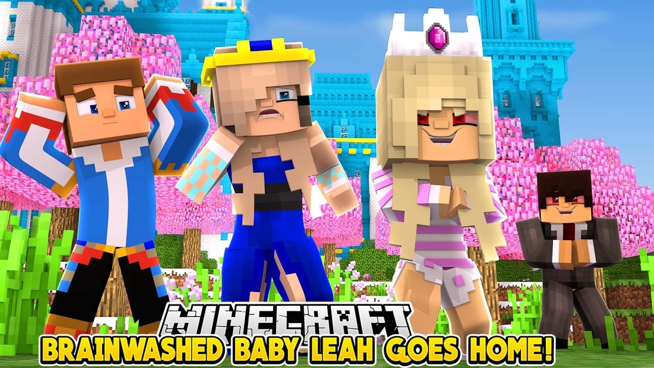 BABY LEAH COMES BACK HOME TO KILL HER FAMILY!!!- Baby Leah Minecraft ...