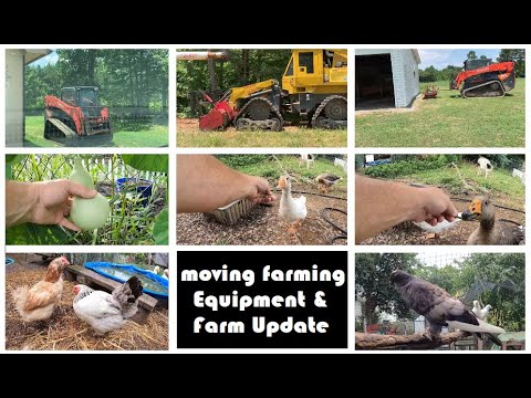 moving farming Equipment & Farm Update - YouTube