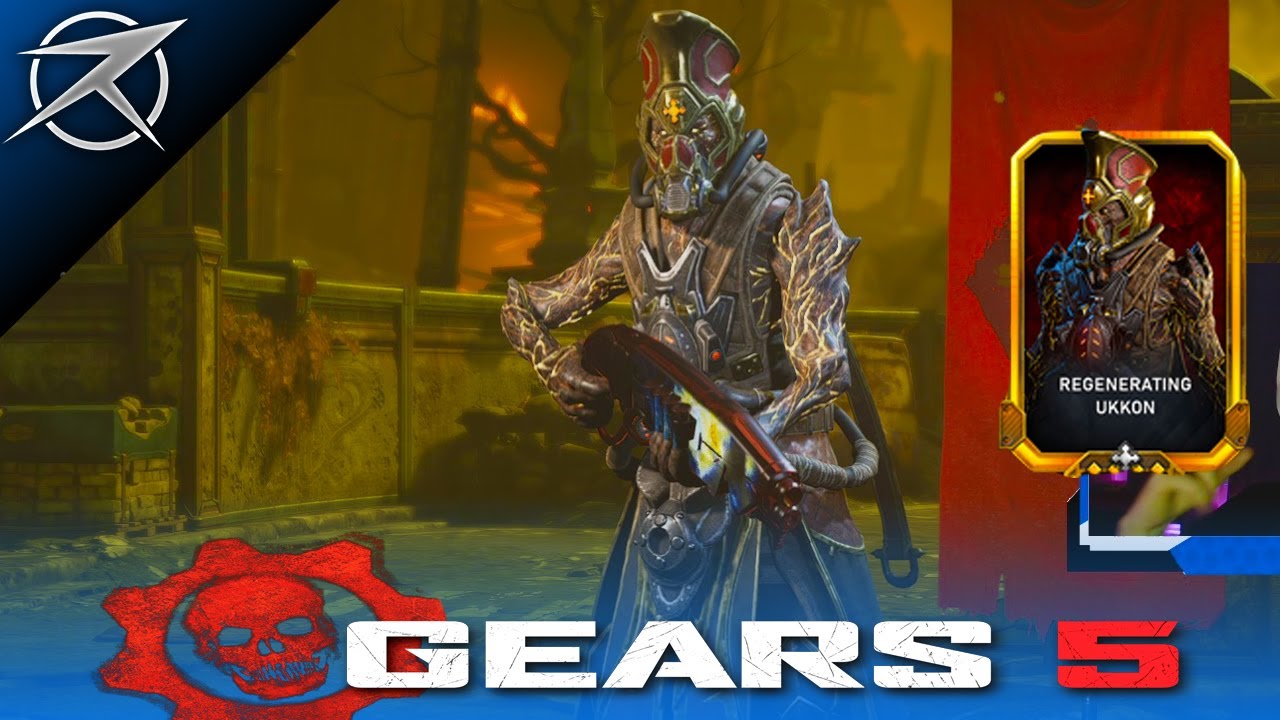 GEARS 5 - REGENERATING UKKON CHARACTER GAMEPLAY! on TOMB MULTIPLAYER ...