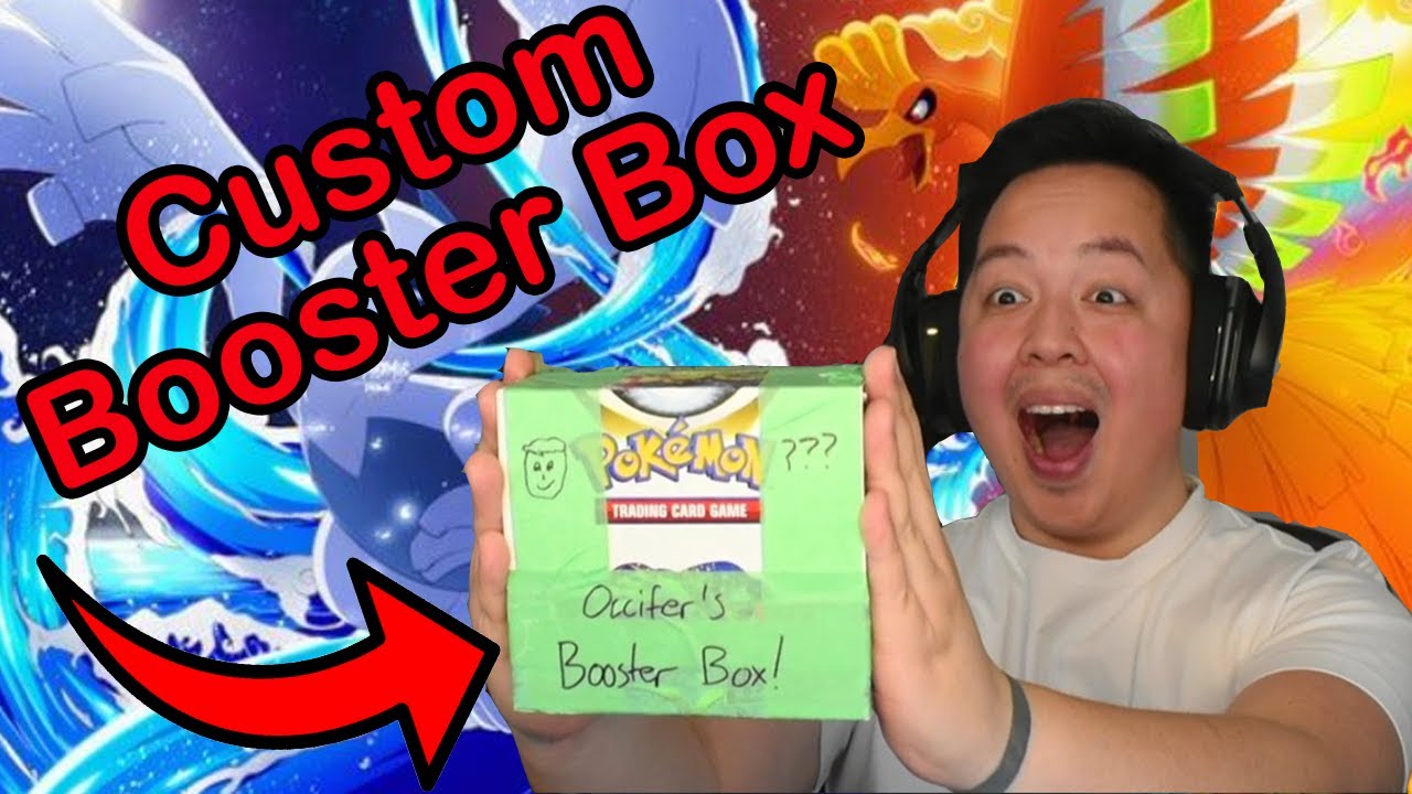 I MADE MY OWN POKEMON BOOSTER BOX! - YouTube
