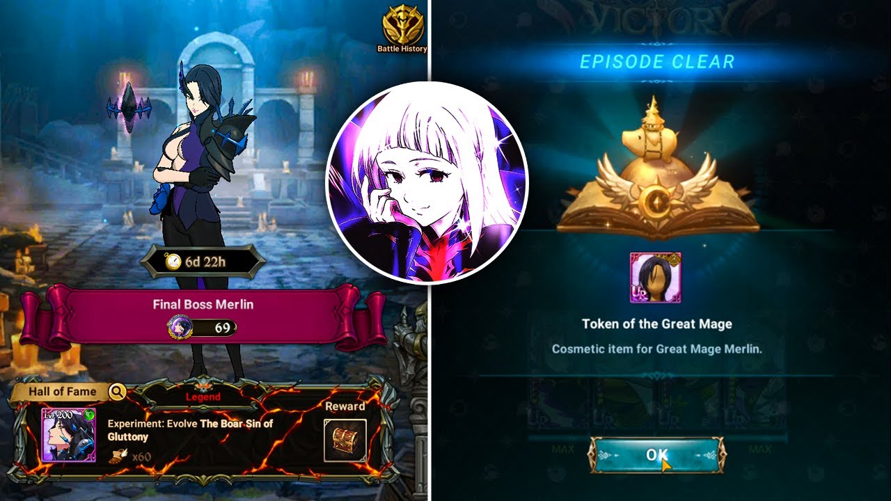 Final Boss Merlin *LEGEND* Difficulty F2P Guide!!! (7DS Guide) Seven ...