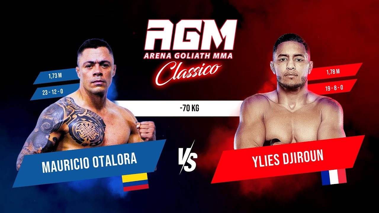 Mauricio OTALORA vs Ylies DJIROUN By #VXS #AGM #Arena_Goliath_MMA #TKO ...