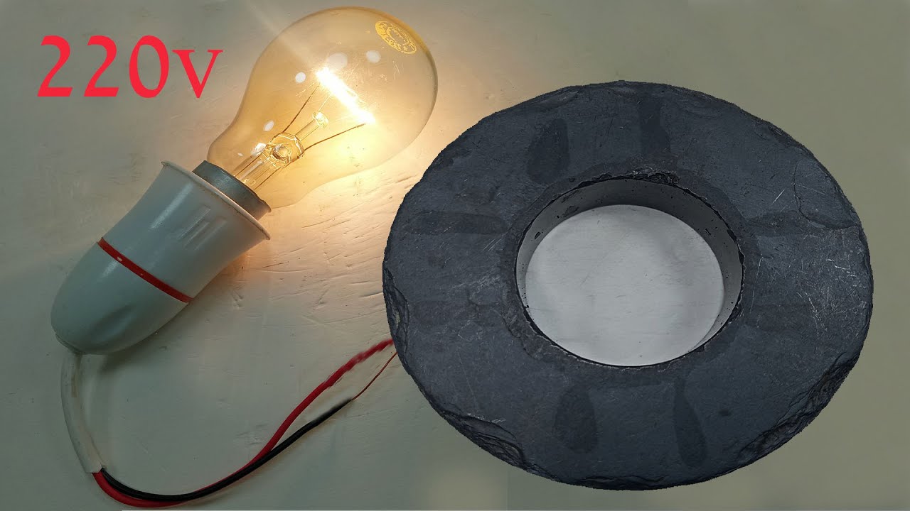 I Made a Cool Generator 220V infinity coil to power your home - YouTube