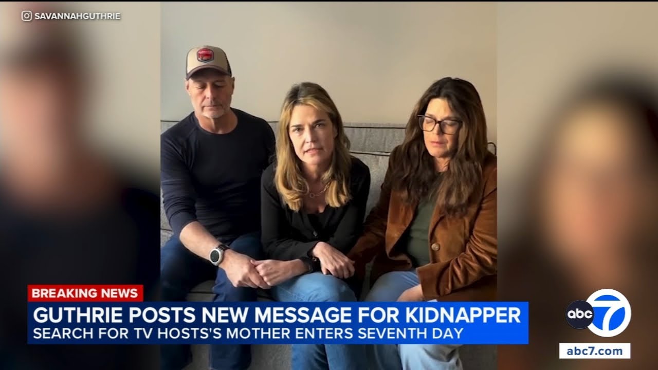 Savannah Guthrie, siblings plead for mom's return in new video: 'We ...