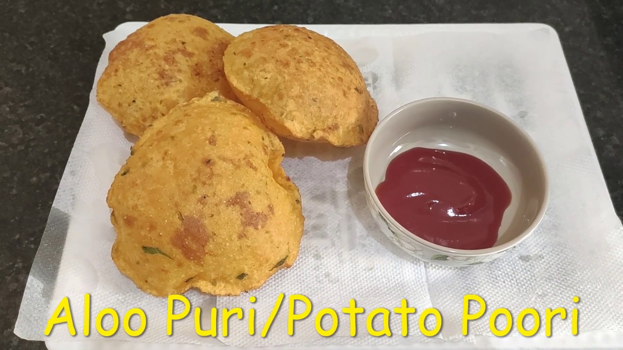 Aloo Puri | Potato Poori - Quick Breakfast for Kids - YouTube