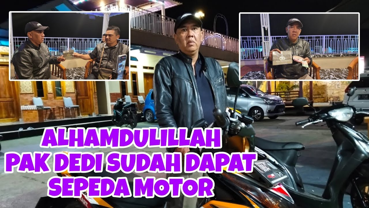PENYERAHAN SEPEDA MOTOR PAK DEDI DISAKSIKAN PAK ROHMAN HIDAYAT PH PAK ...