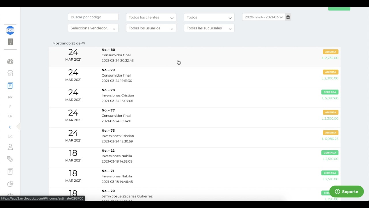CloudBiz Soporte - Cómo eliminar una cotización en estado abierta - YouTube