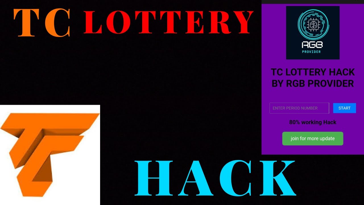 tc lottery hack by rgb provider - YouTube